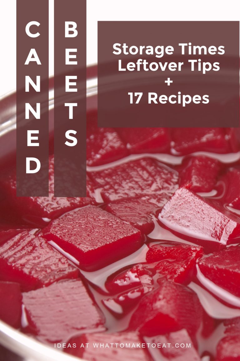 17 easy Canned Beets Recipes plus storage info and useful tips